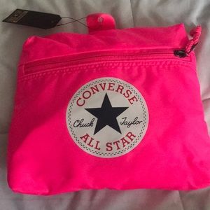 Converse | Bags | Converse Pink Packable Reversible Backpack | Poshmark